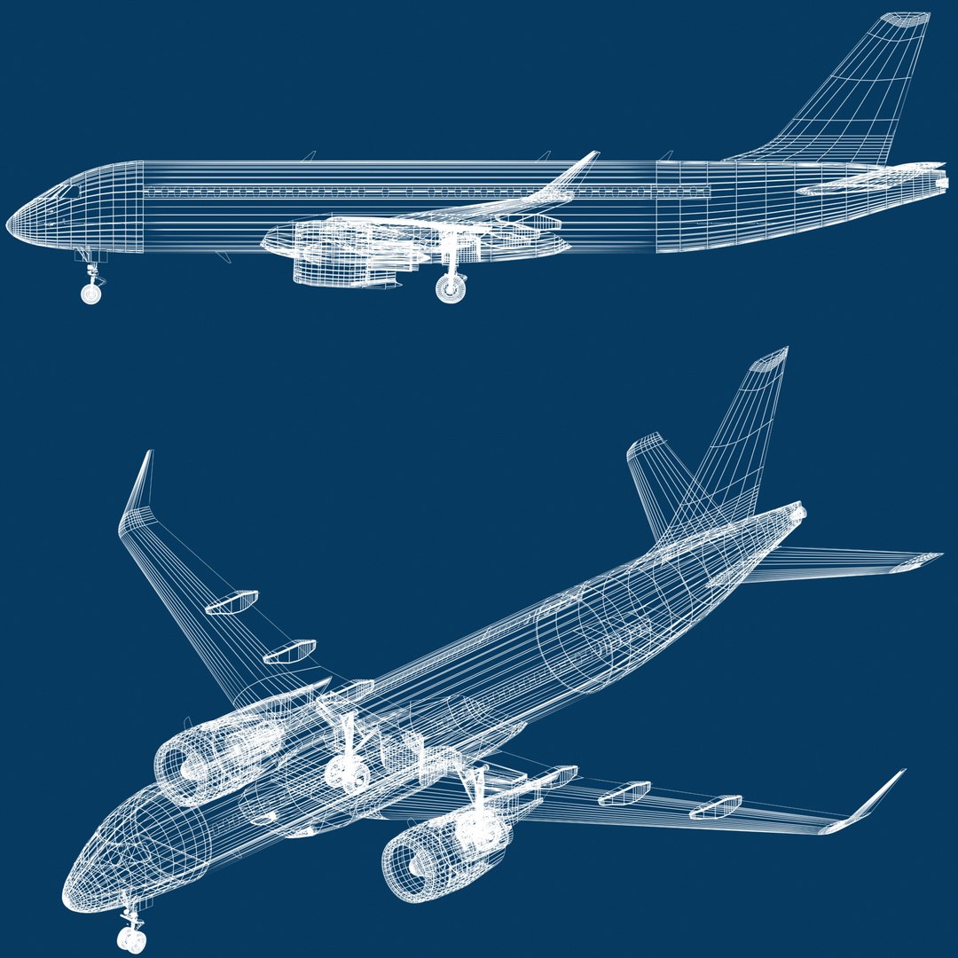 Airbus A220 300 Series 3D Model - TurboSquid 1384731