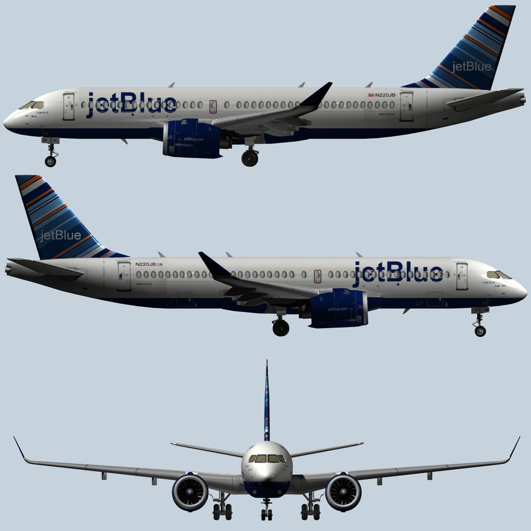 Airbus A220 300 Series 3D Model - TurboSquid 1384731