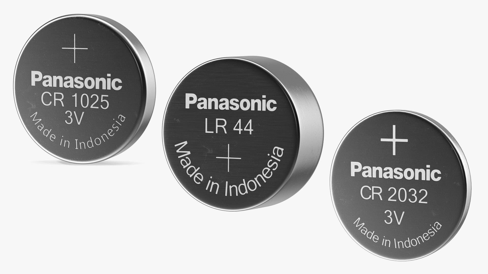 Button Cells Battery Panasonic Collection 3D Model - TurboSquid 2298712