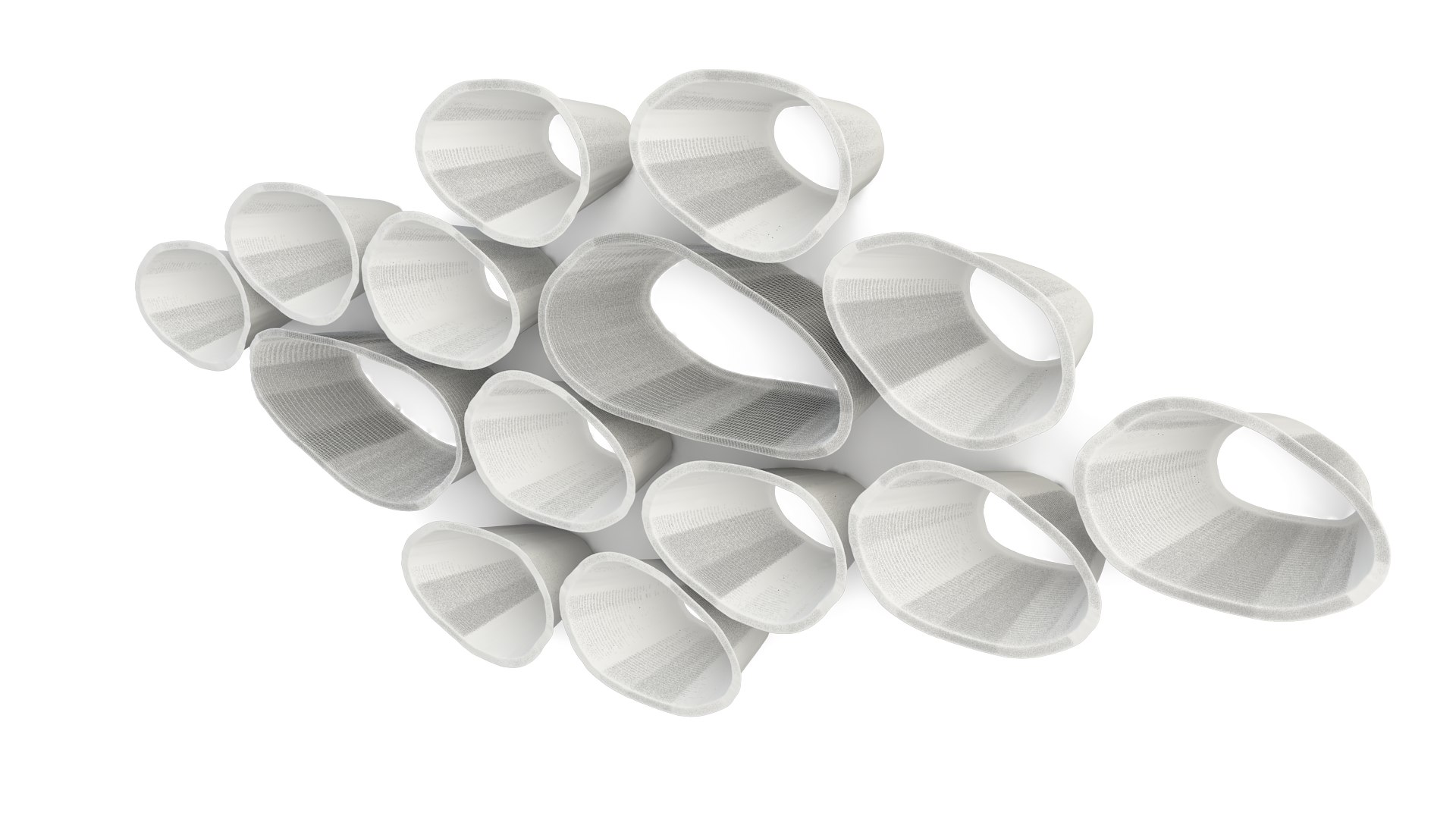 Favo Shelves 3D - TurboSquid 1926747