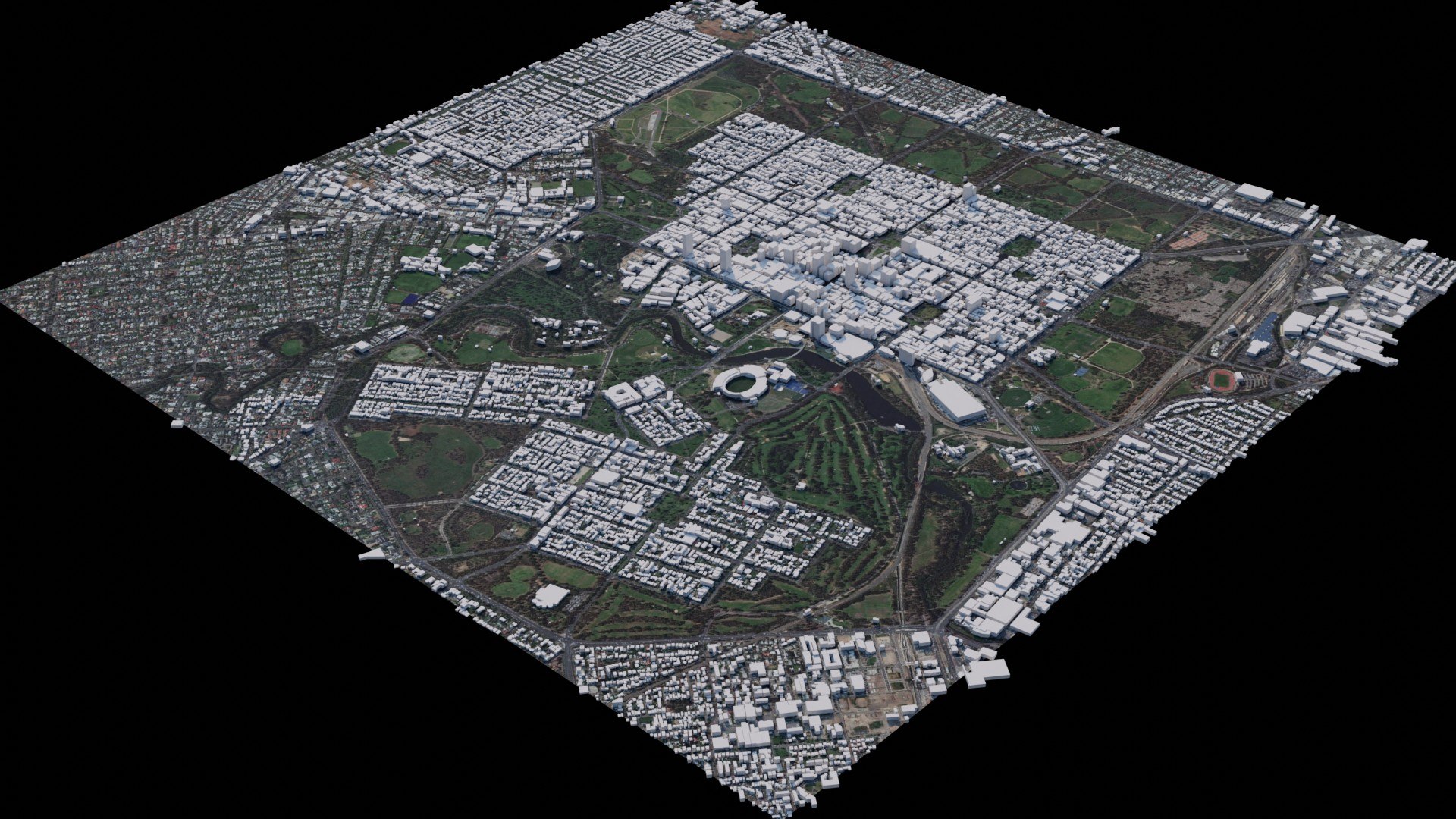 3D Adelaide - Australia Model - TurboSquid 1742067