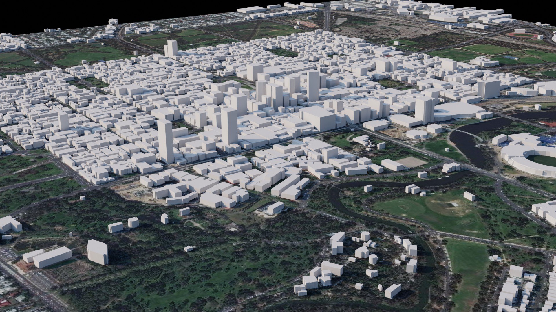 3D Adelaide - Australia Model - TurboSquid 1742067