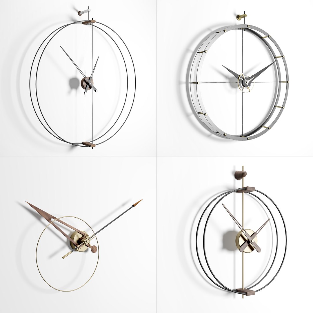 Nomon Clocks Set 1 Model - TurboSquid 1906813