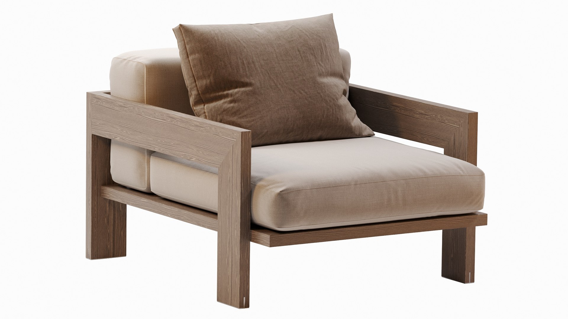 3D Alison Iroko Outdoor By Minotti model - TurboSquid 2083310