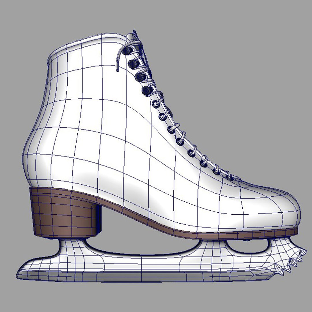 Figure Iceskates 3d Obj