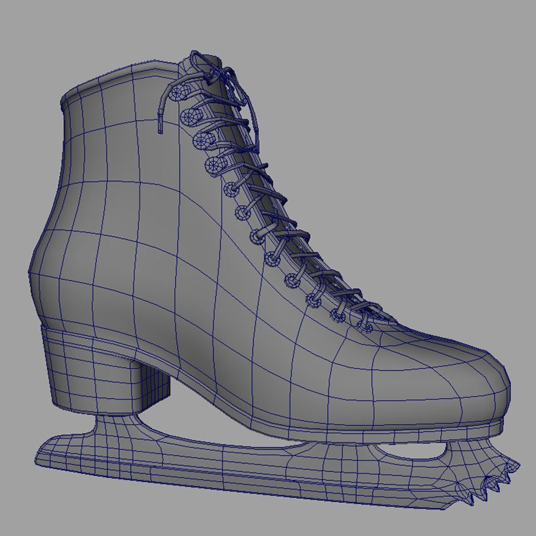 Figure Iceskates 3d Obj