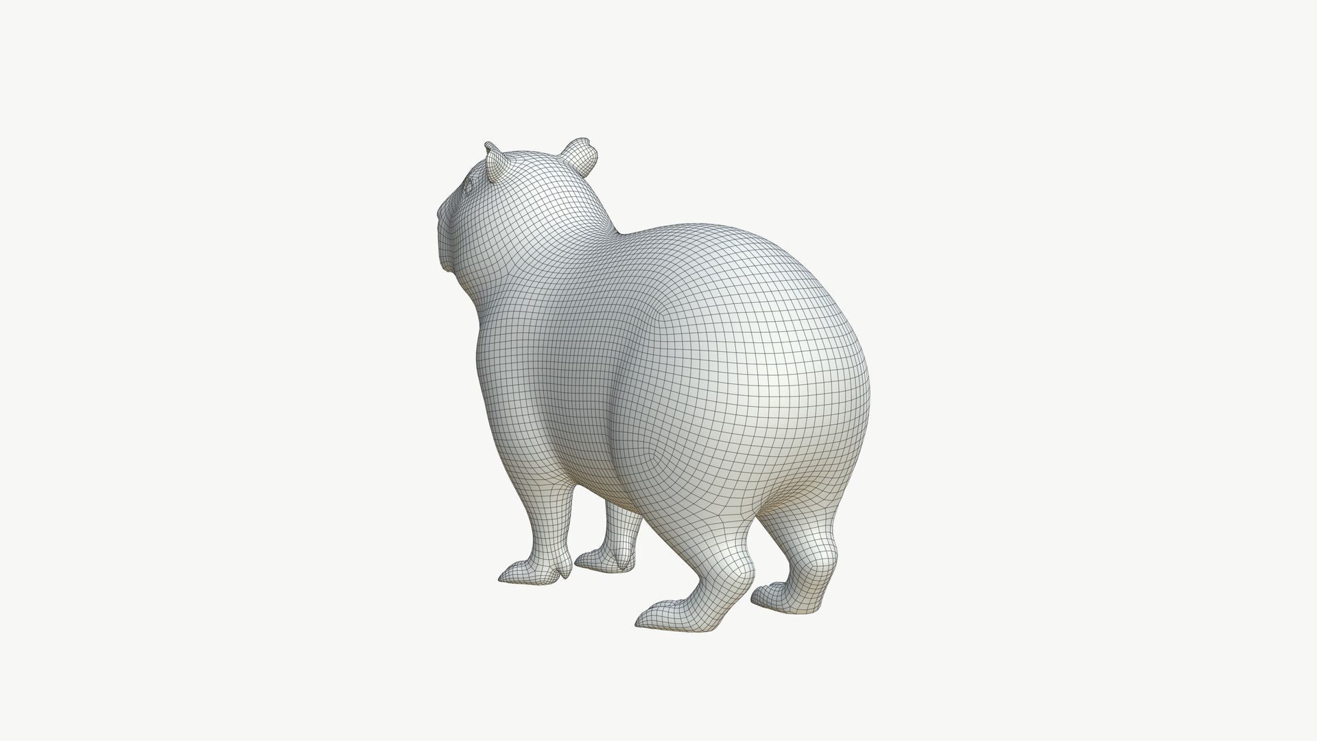 Realistic 3D Capybara Model Game Ready 3D Model - TurboSquid 2475724