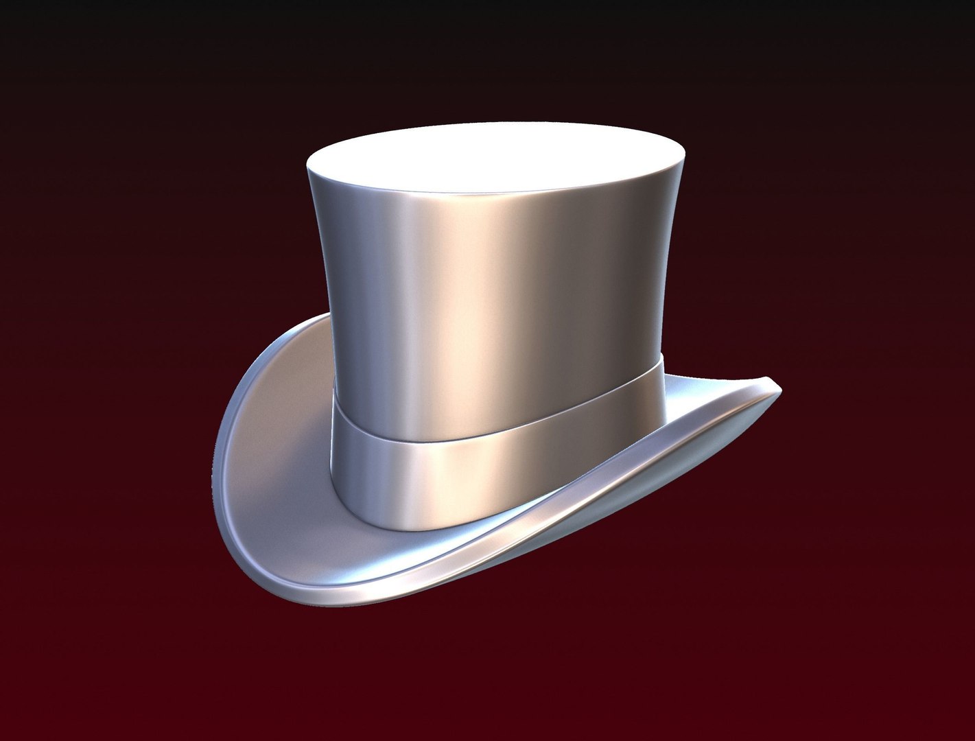3D Top Hat 3D Print Ready Model - TurboSquid 1875275