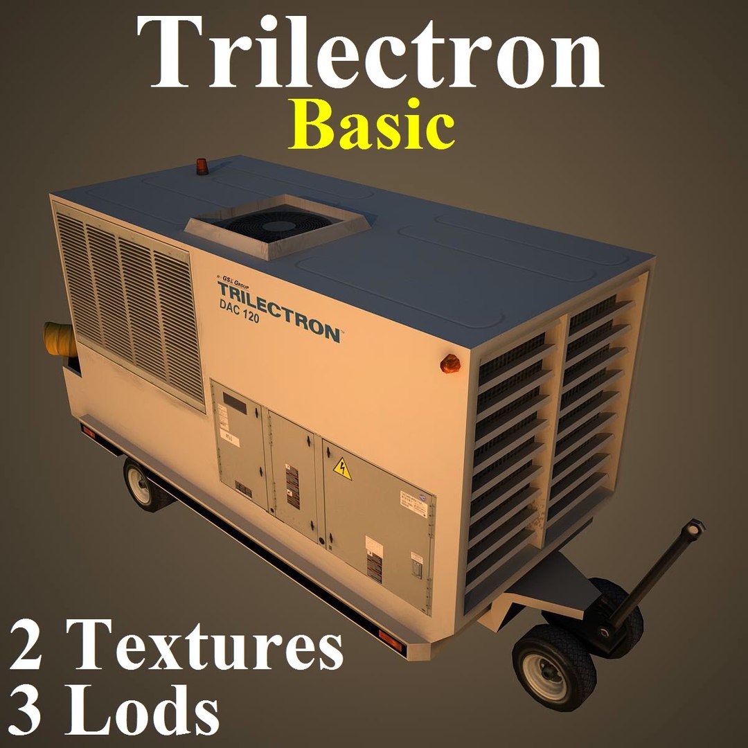 3d Model Of Trilectron Basic