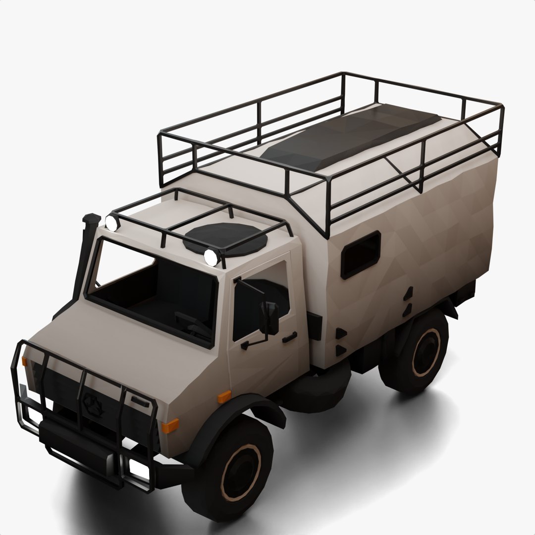 Mercedes Benz Unimog 4x4 3D Model - TurboSquid 2163995