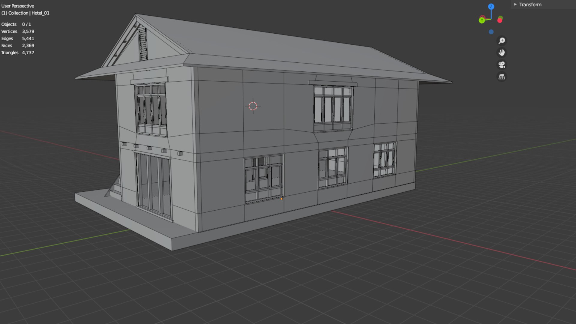 Mountain Hotel 3D Model - TurboSquid 1932826
