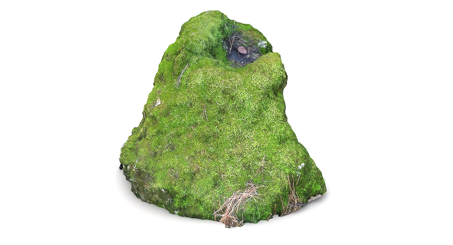 3D Scan Limestone Moss - TurboSquid 1242072