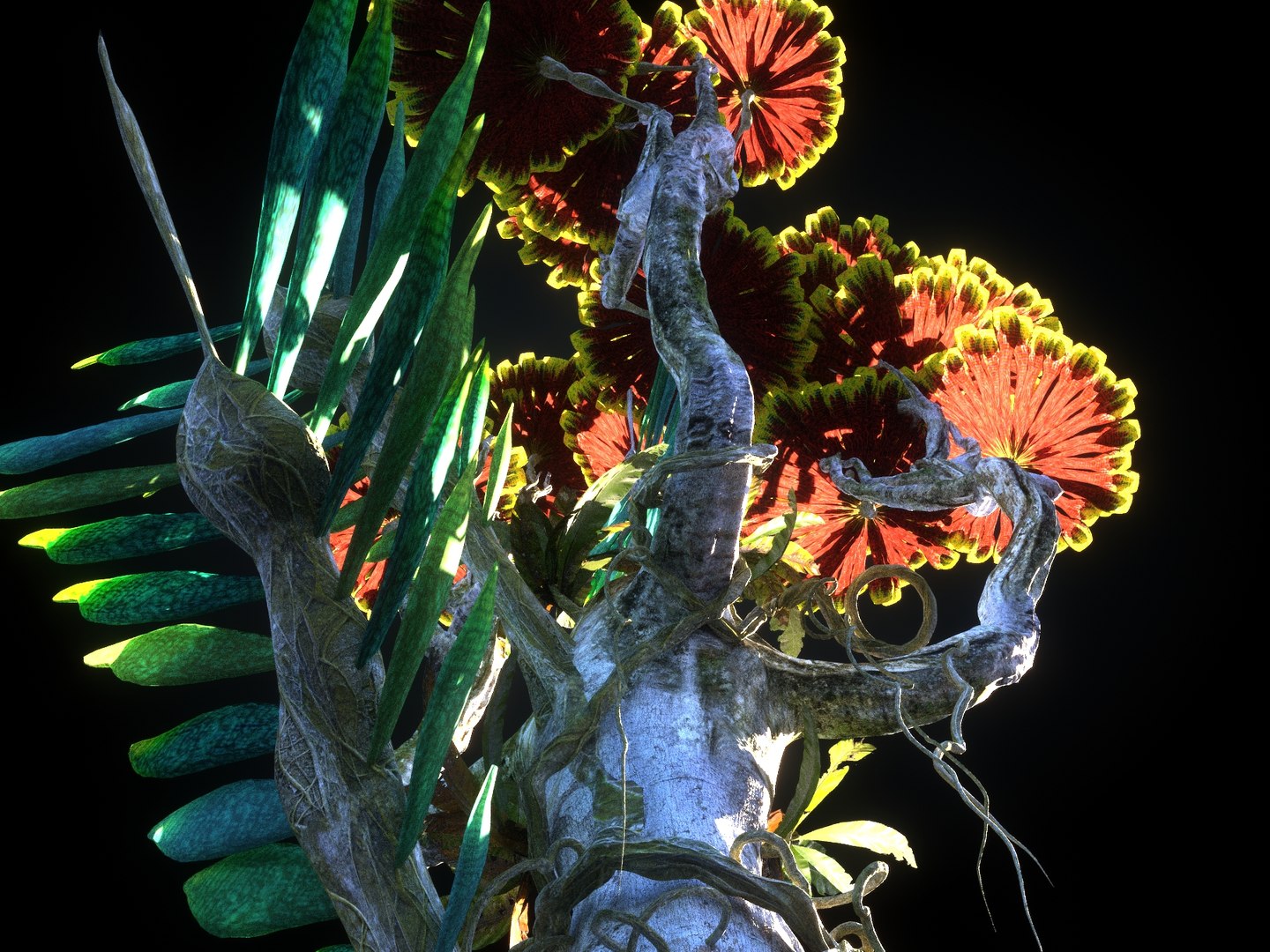 Pandora pack 30 tree 3D - TurboSquid 1471942