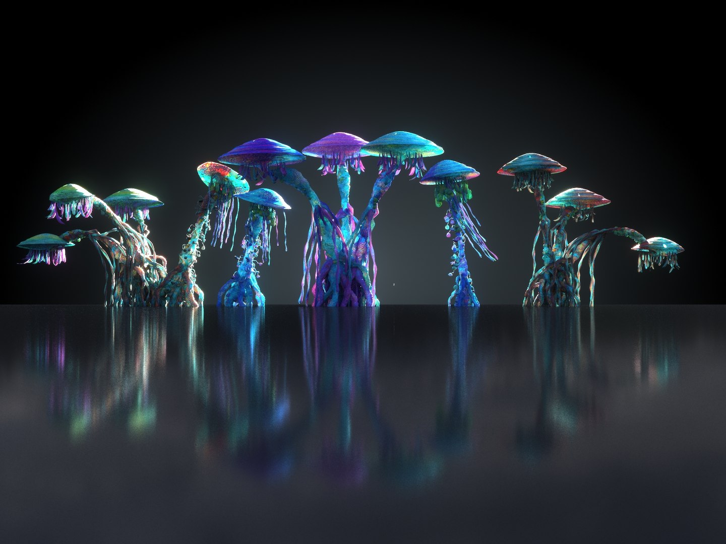 Pandora pack 30 tree 3D - TurboSquid 1471942