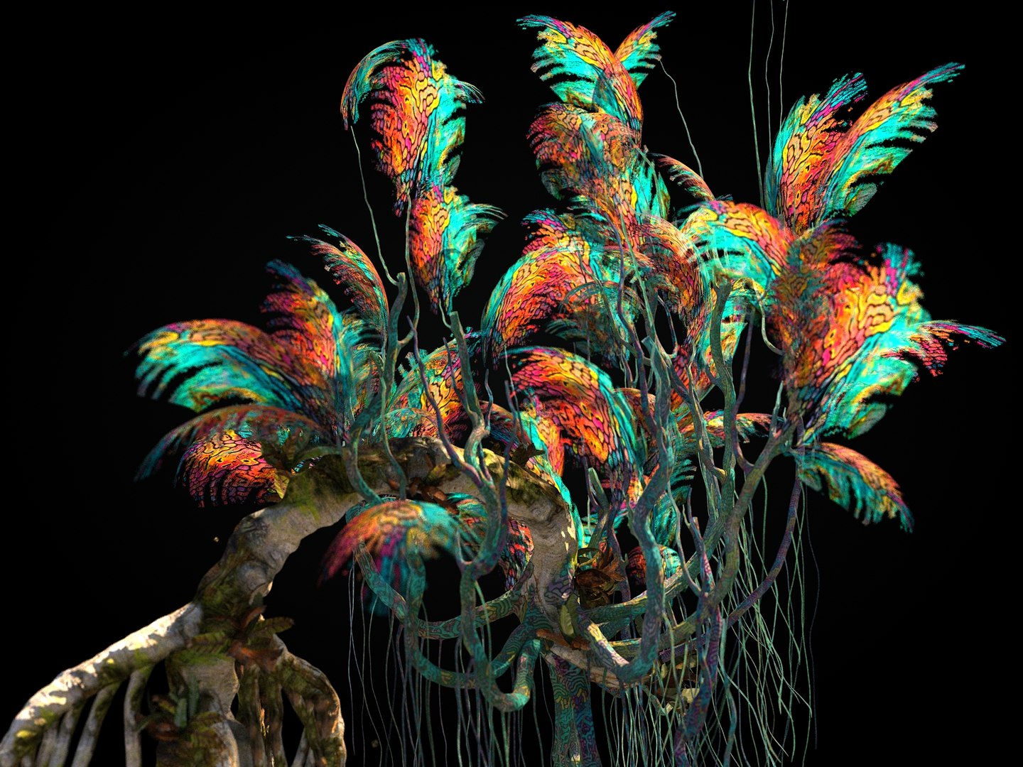 Pandora pack 30 tree 3D - TurboSquid 1471942