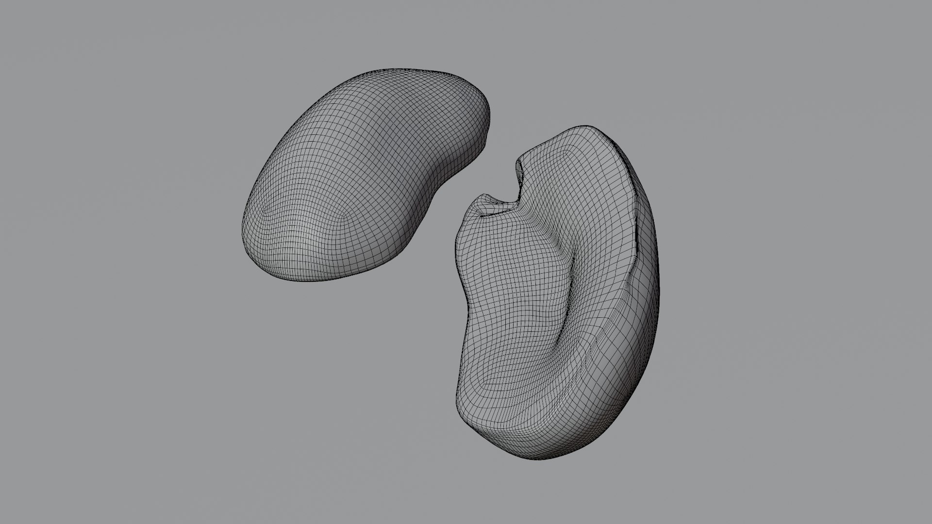 3D Model Peanut Seeds Roasted - TurboSquid 2041396