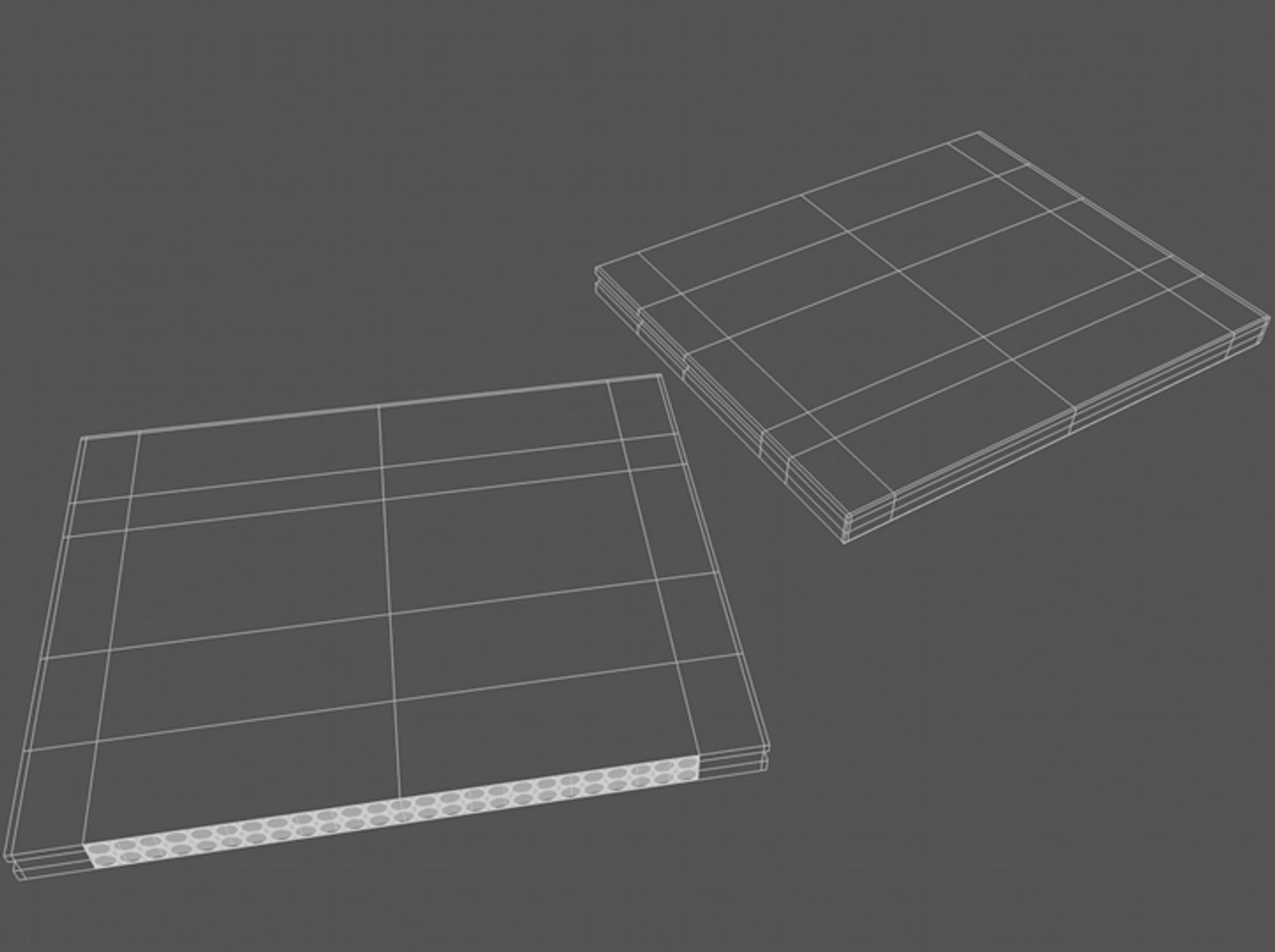 3d Model Of Compact Flash Card