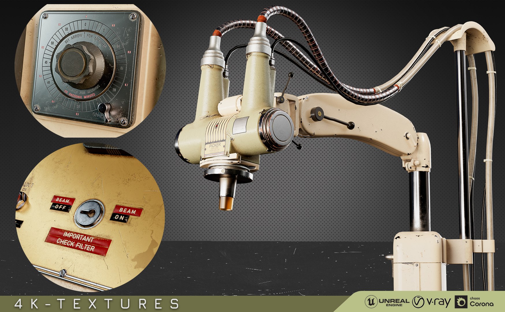 Vintage Radiography Equipment 3D Model - TurboSquid 2097027