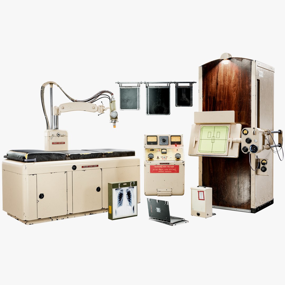 Vintage Radiography Equipment 3D model - TurboSquid 2097027
