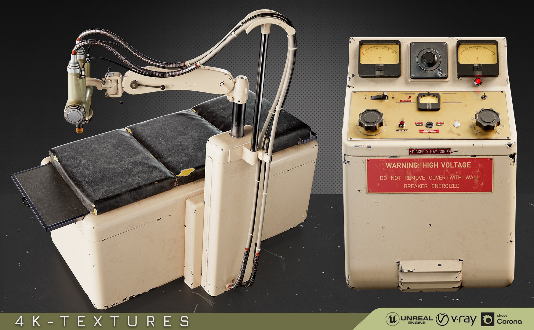 Vintage Radiography Equipment 3D Model - TurboSquid 2097027