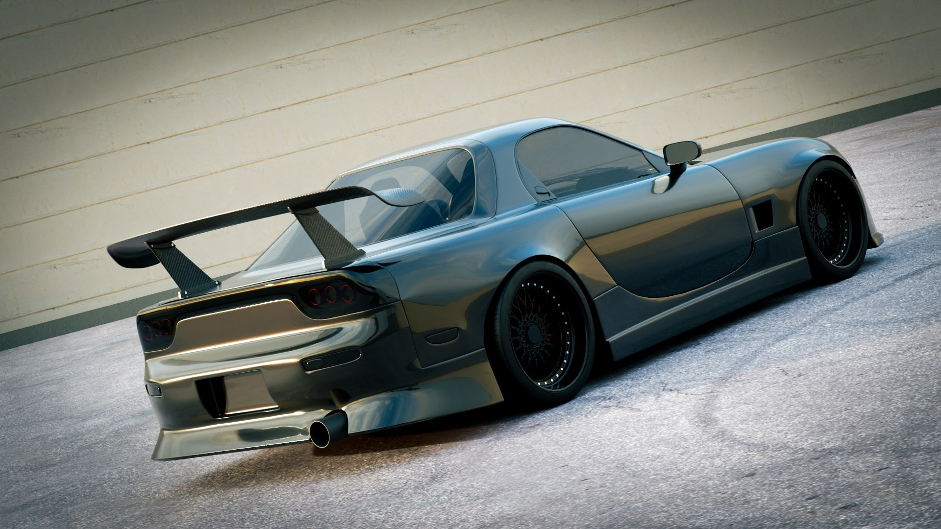 Mazda RX-7 FD Spirit R Modified Model - TurboSquid 2046278