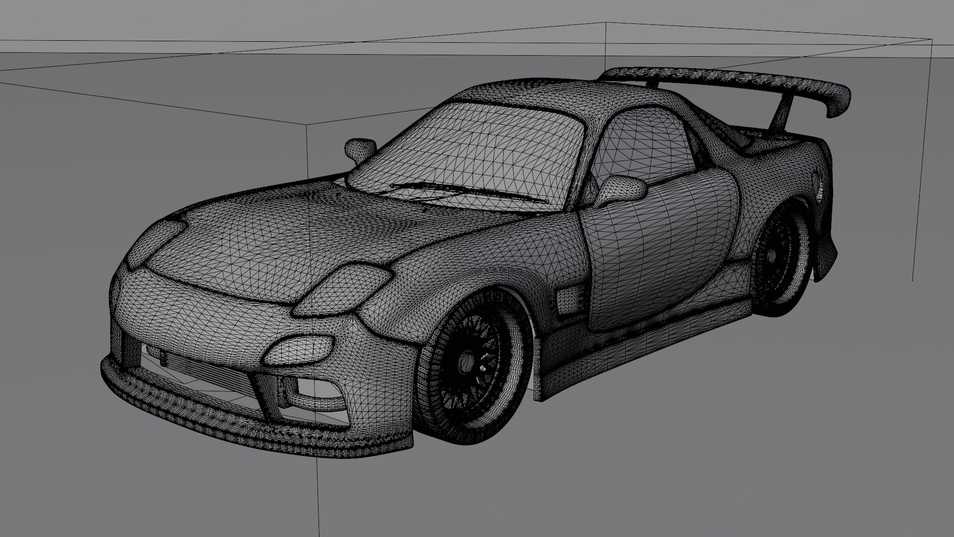 Mazda RX-7 FD Spirit R Modified Model - TurboSquid 2046278