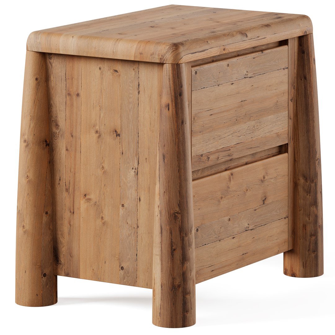 3D Varika Bedside Table Model - TurboSquid 2397411