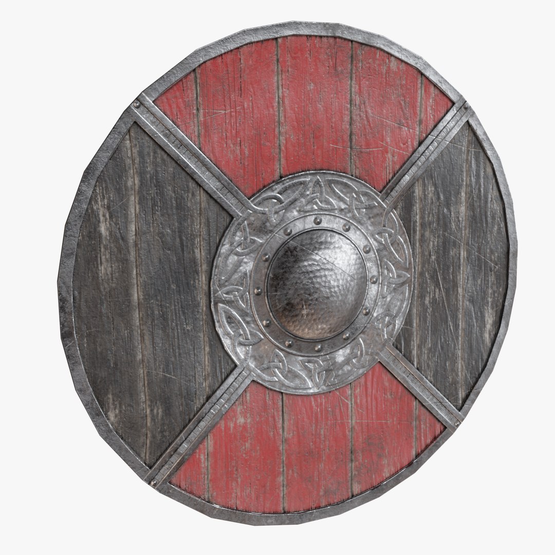 3D model Nordic Round Shield - TurboSquid 1868629