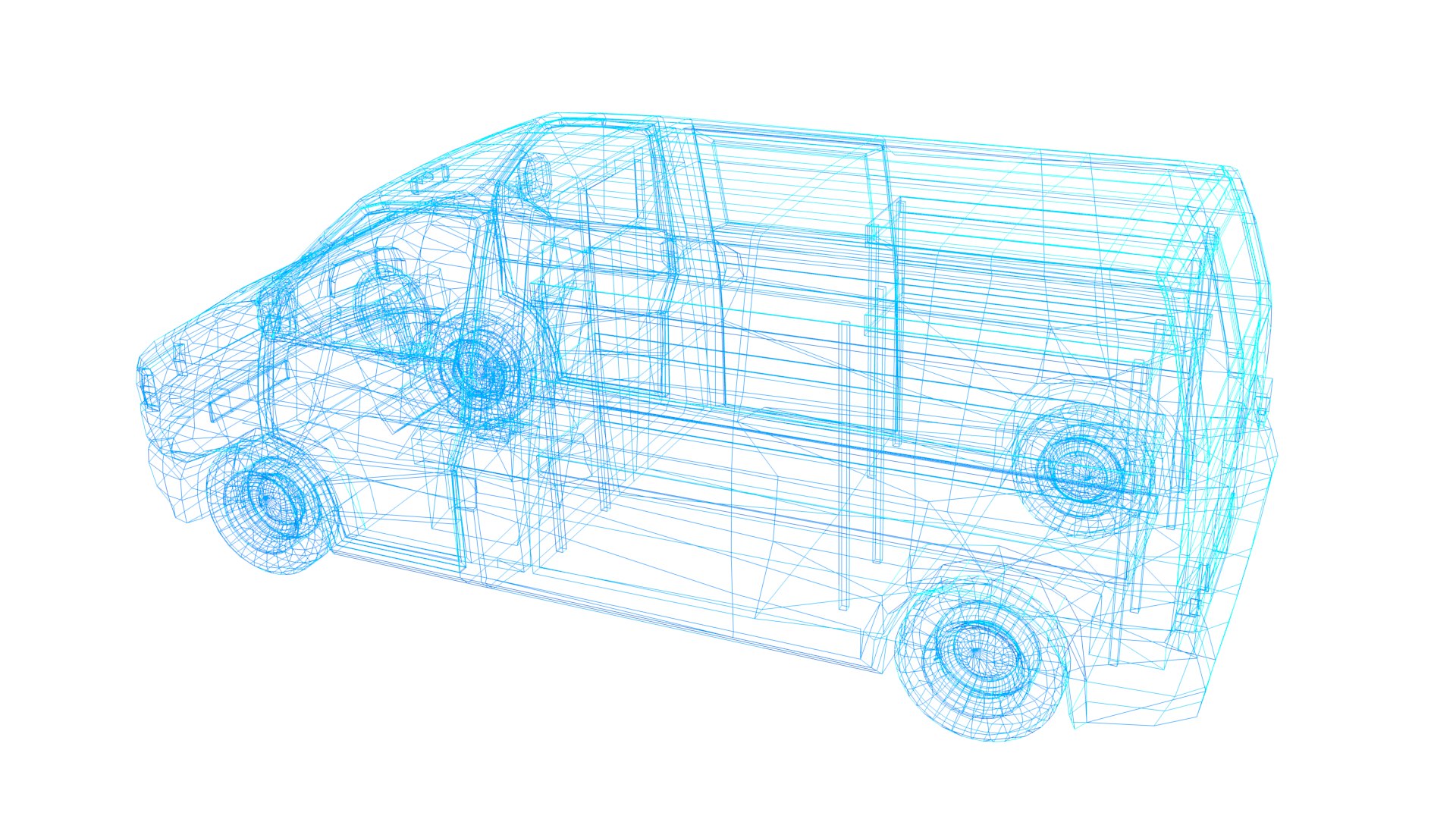 3D Van model - TurboSquid 1997087