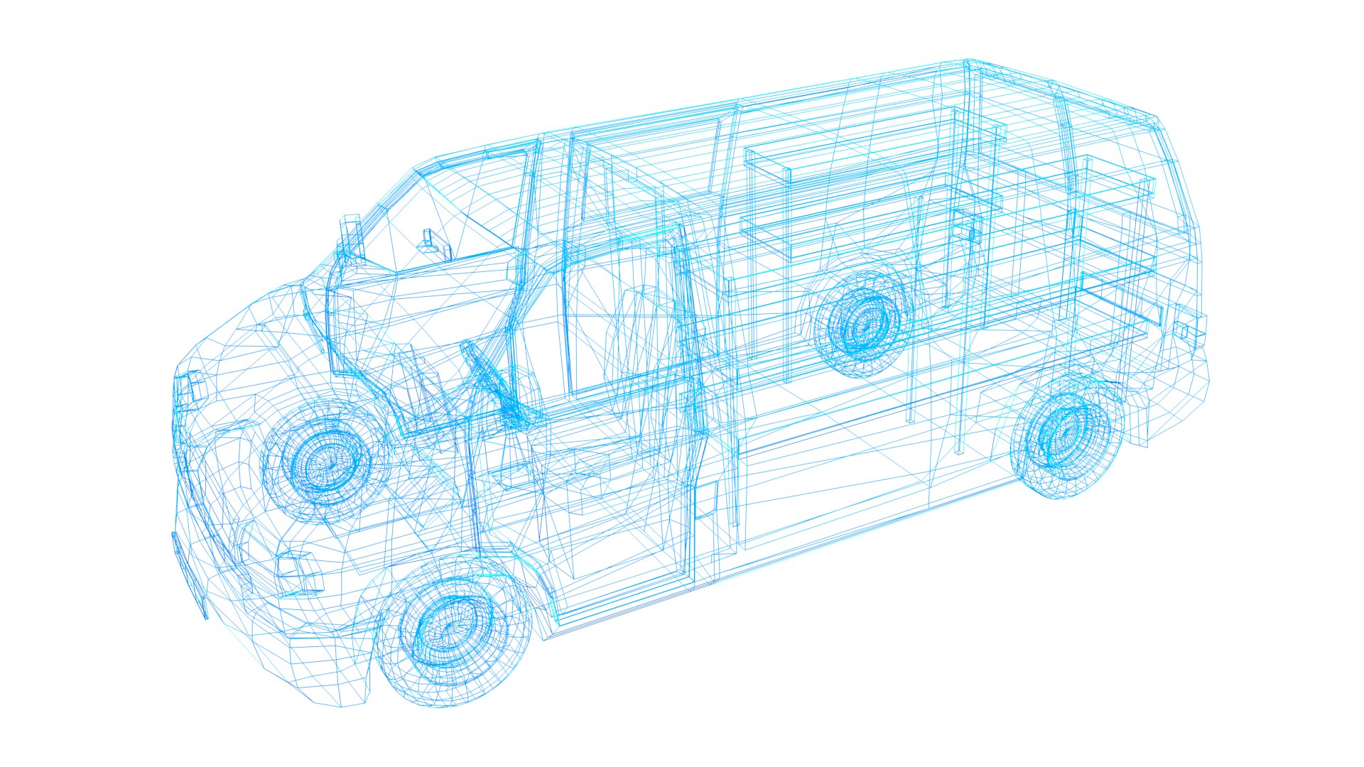 3D Van model - TurboSquid 1997087