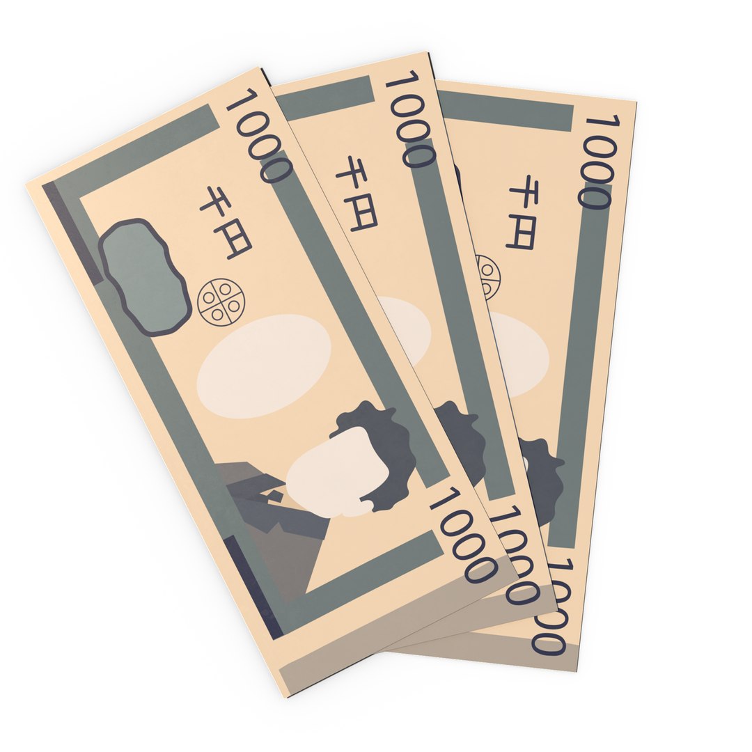 1000 Currency Note 3D - TurboSquid 2088984