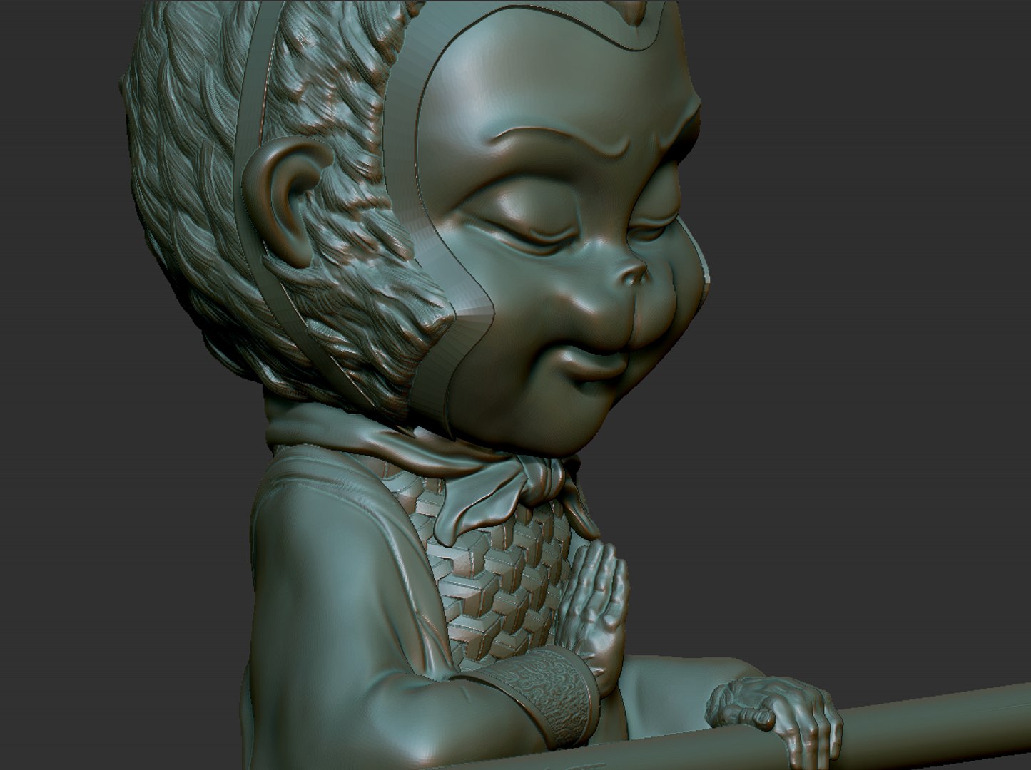 Monkey King 3D Model - TurboSquid 1609387