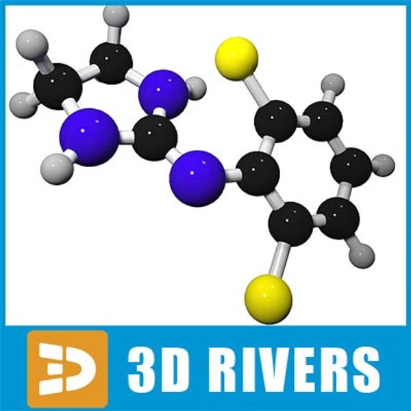 clonidine molecule structure 3ds