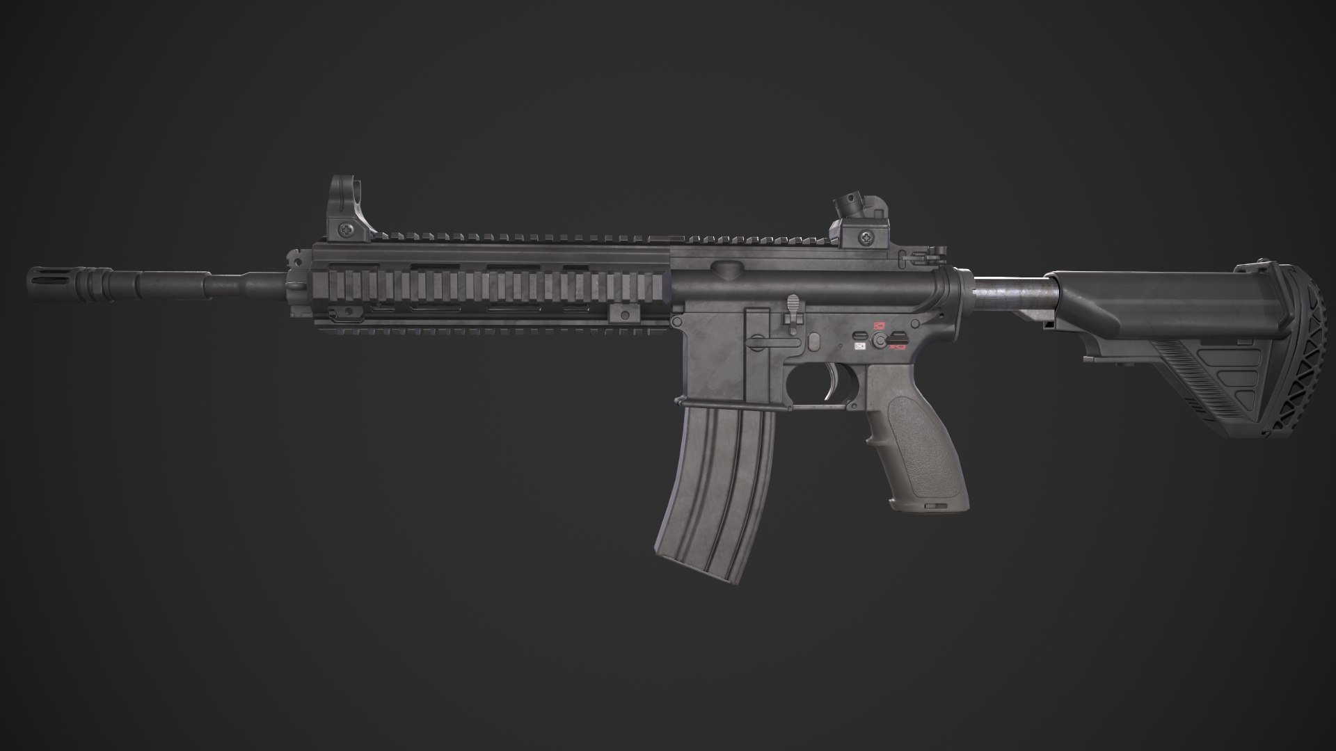 3D HK 416 Model - TurboSquid 1992335