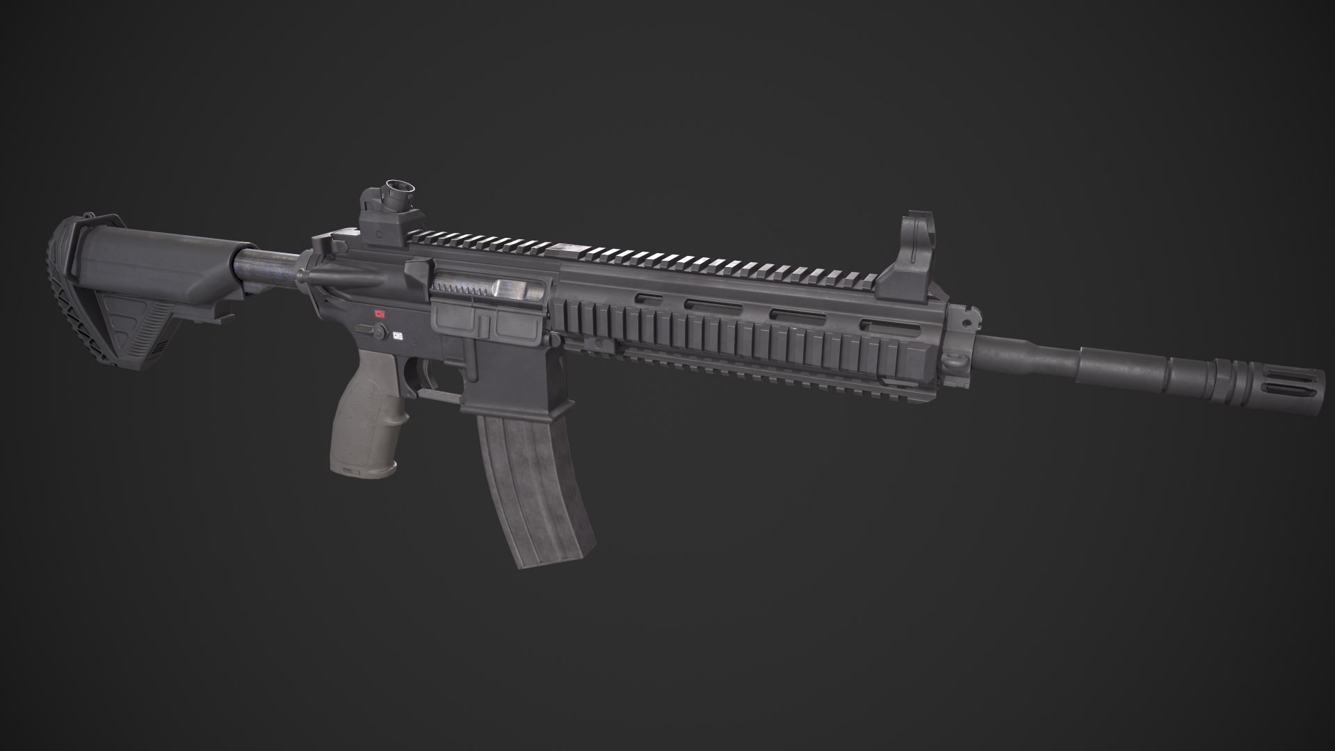 3D HK 416 Model - TurboSquid 1992335