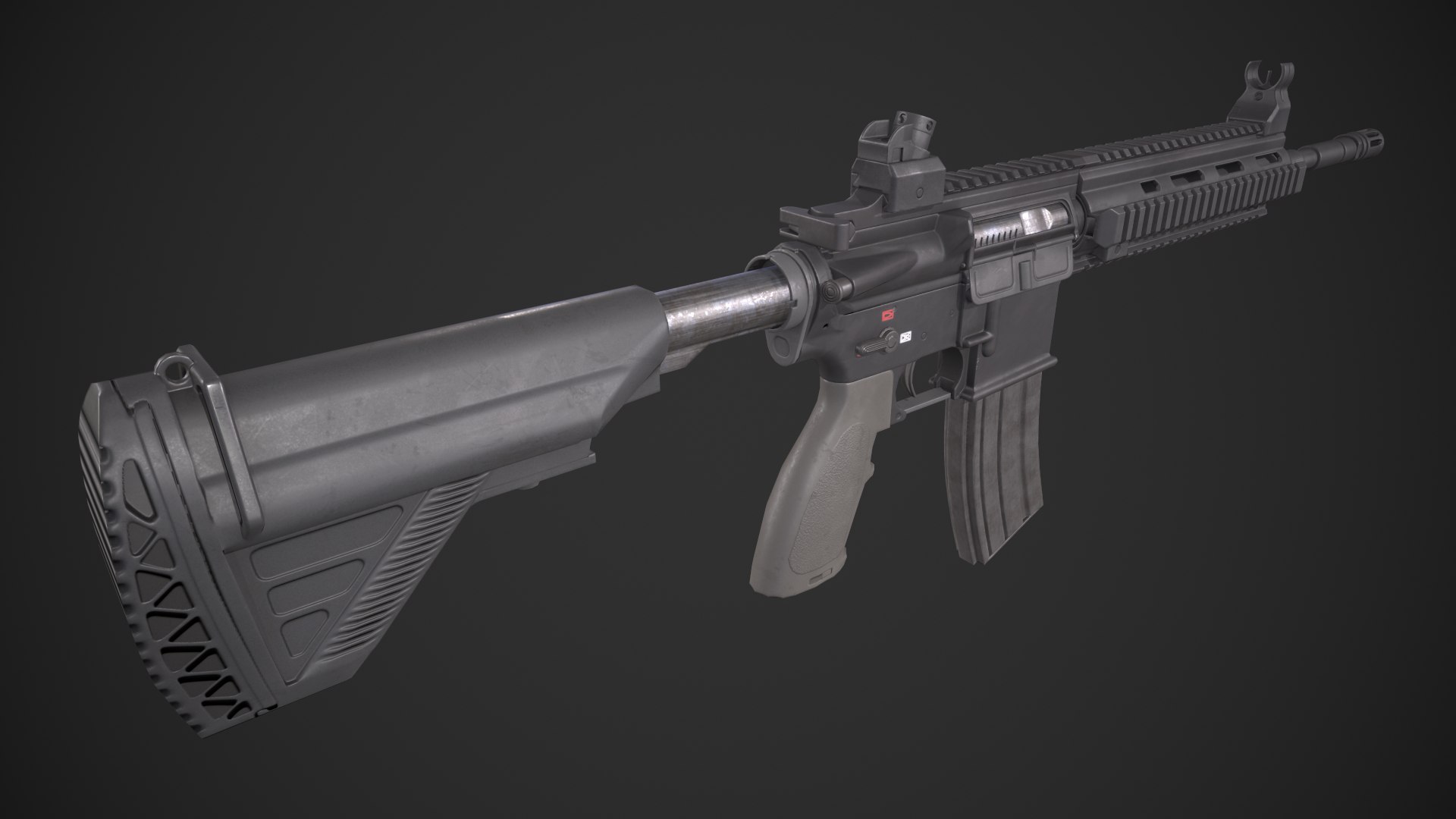 3D HK 416 Model - TurboSquid 1992335