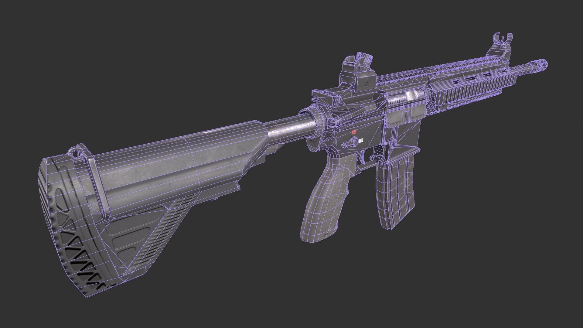 3D HK 416 Model - TurboSquid 1992335