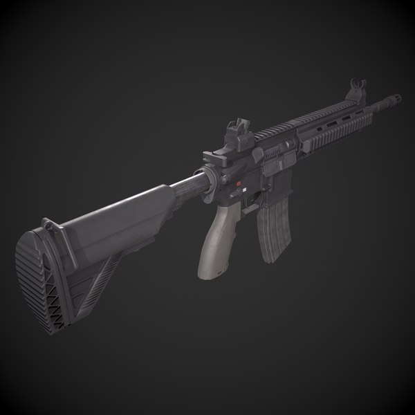 3D HK 416 model - TurboSquid 1992335