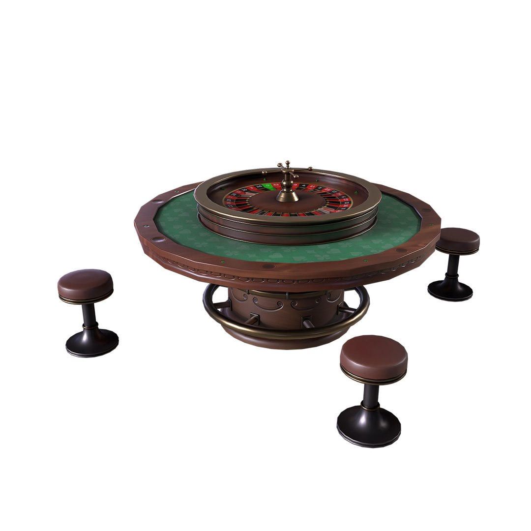 3D model Roulette Table - TurboSquid 2143997