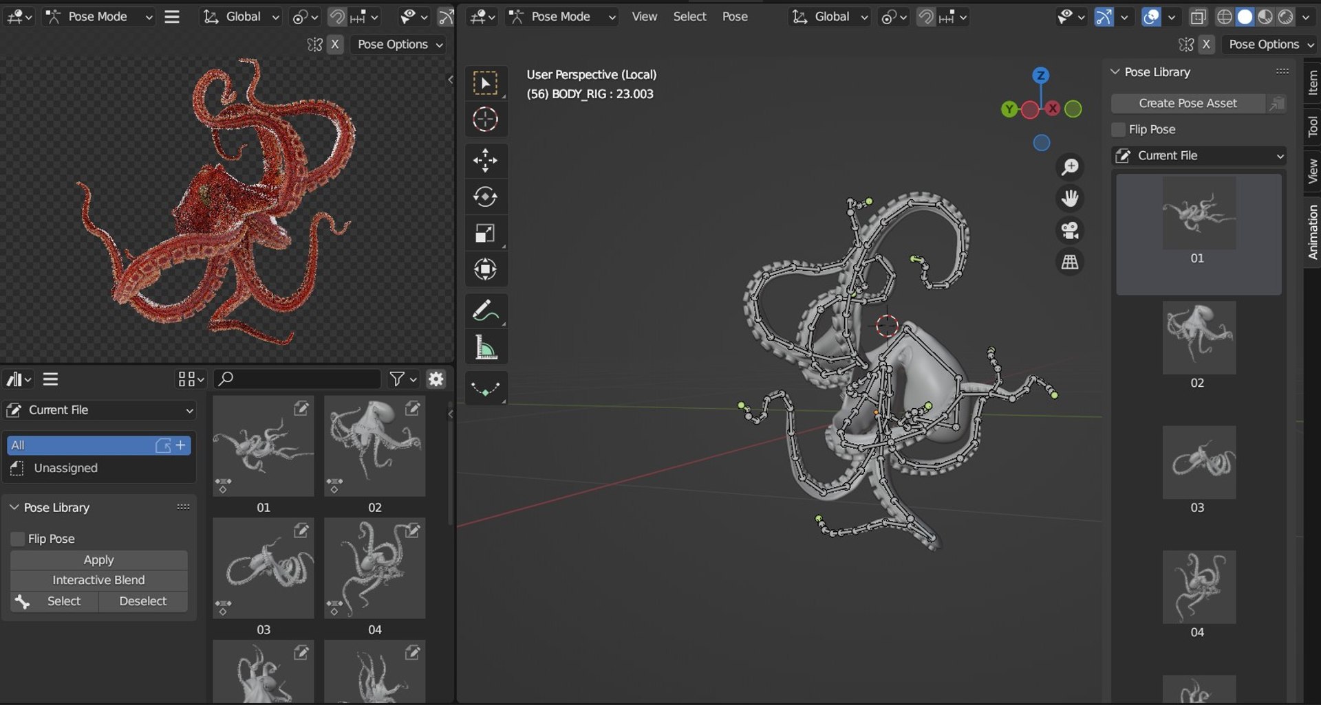 3D Octopus Mega Pack - TurboSquid 2044526