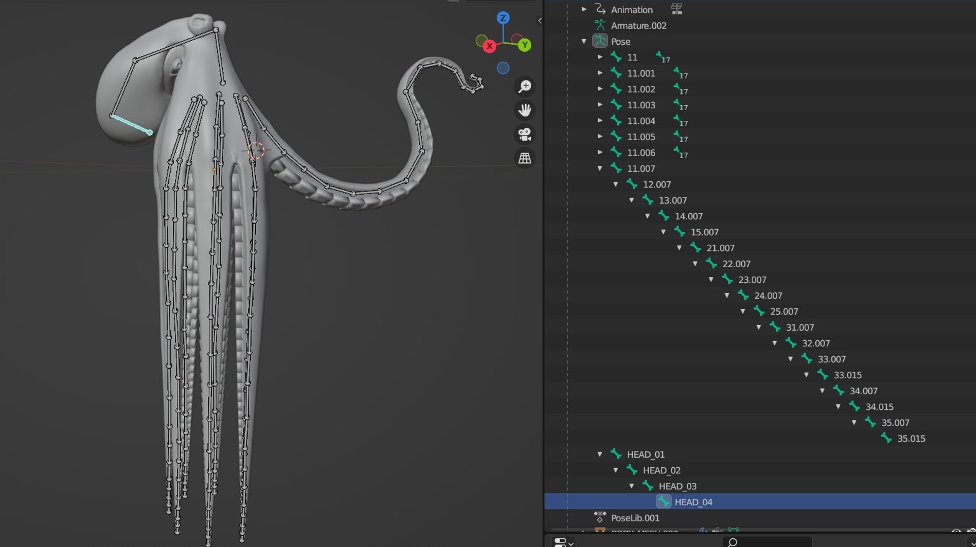 3D Octopus Mega Pack - TurboSquid 2044526