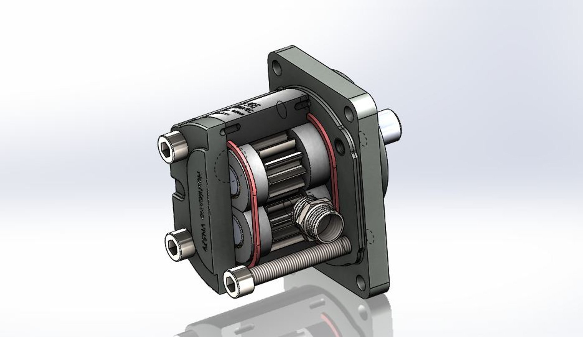 3D Pump Hydraulic Model - TurboSquid 1264192