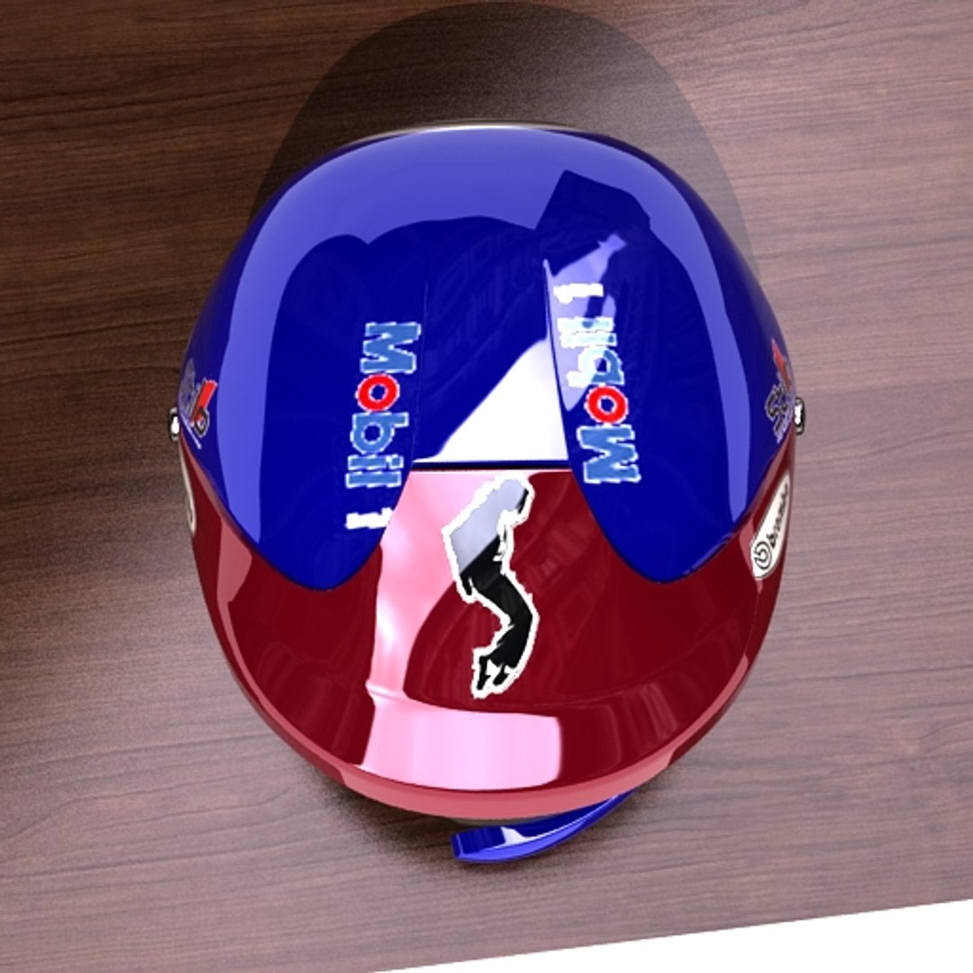 3d Model Photorealistic Rally Helmet