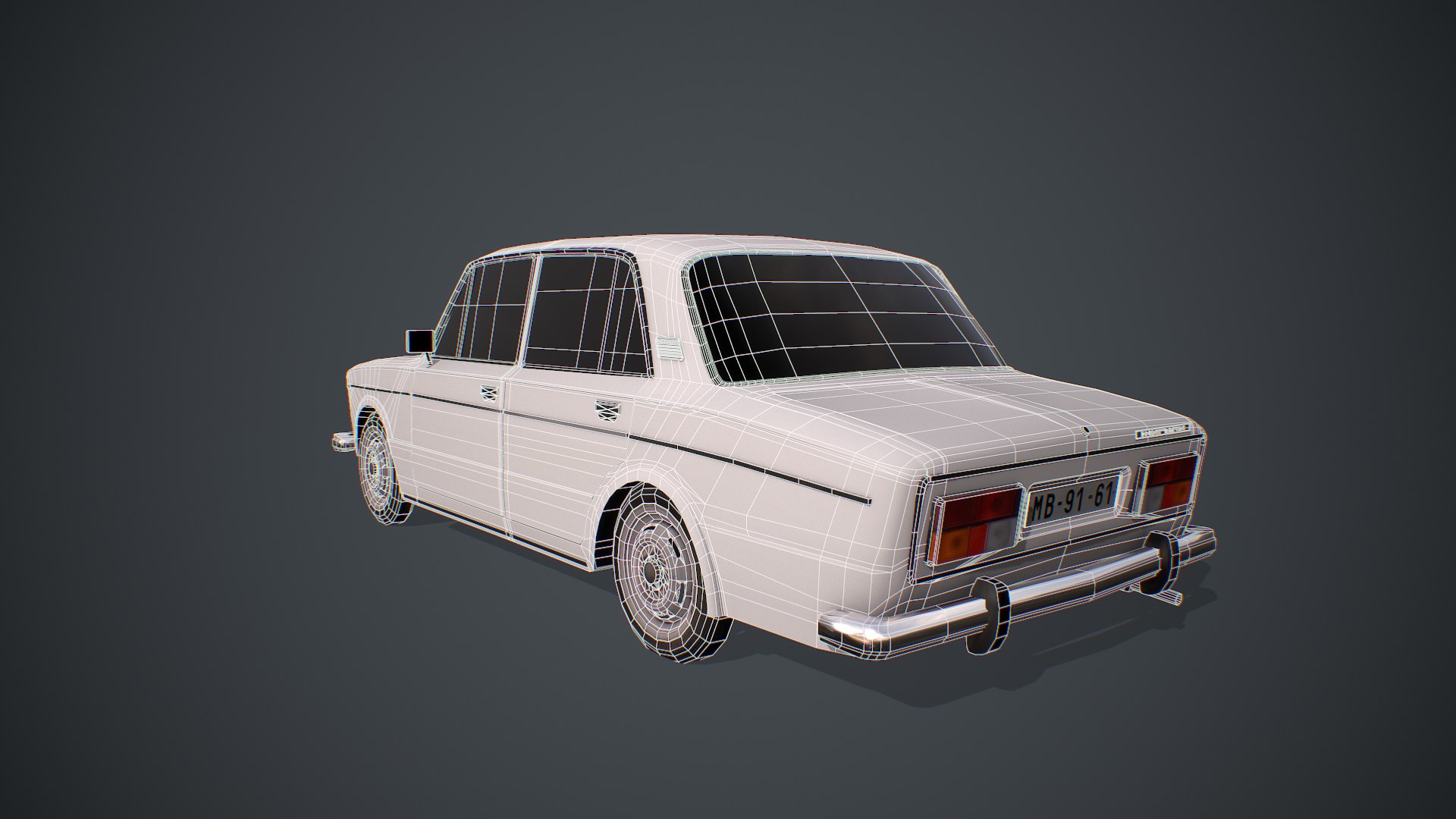 3ds Max Vaz Lada 2106