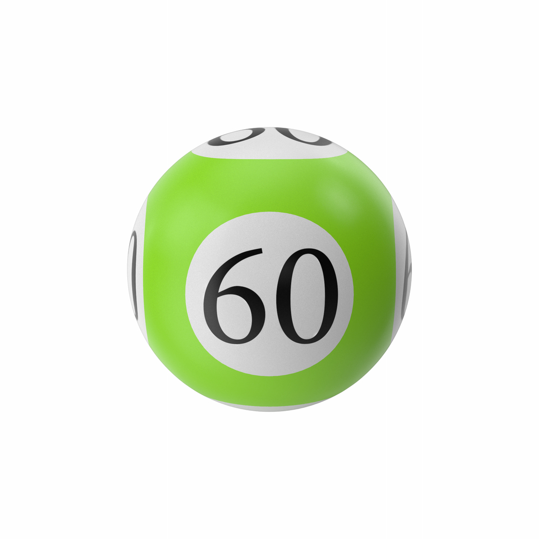 Bingo Ball 60 3D Model - TurboSquid 2417729