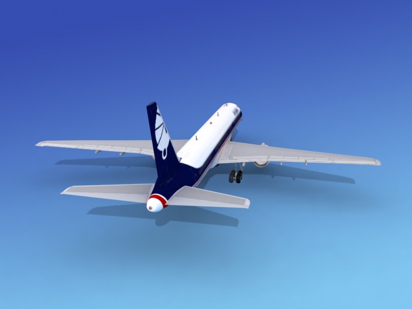 Airline Boeing 757 757-200 3d Model