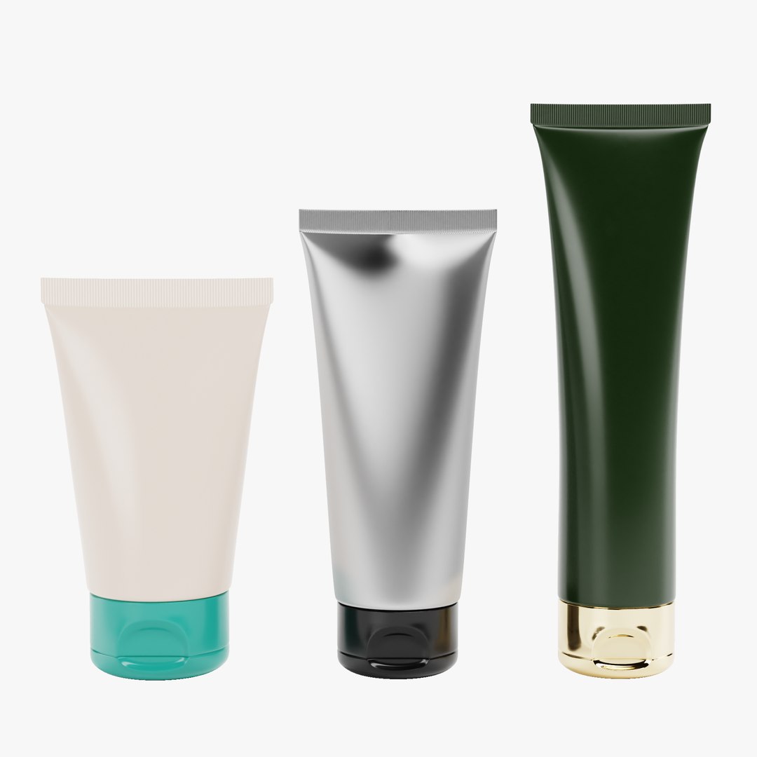 3D Cream Tubes - TurboSquid 1853503