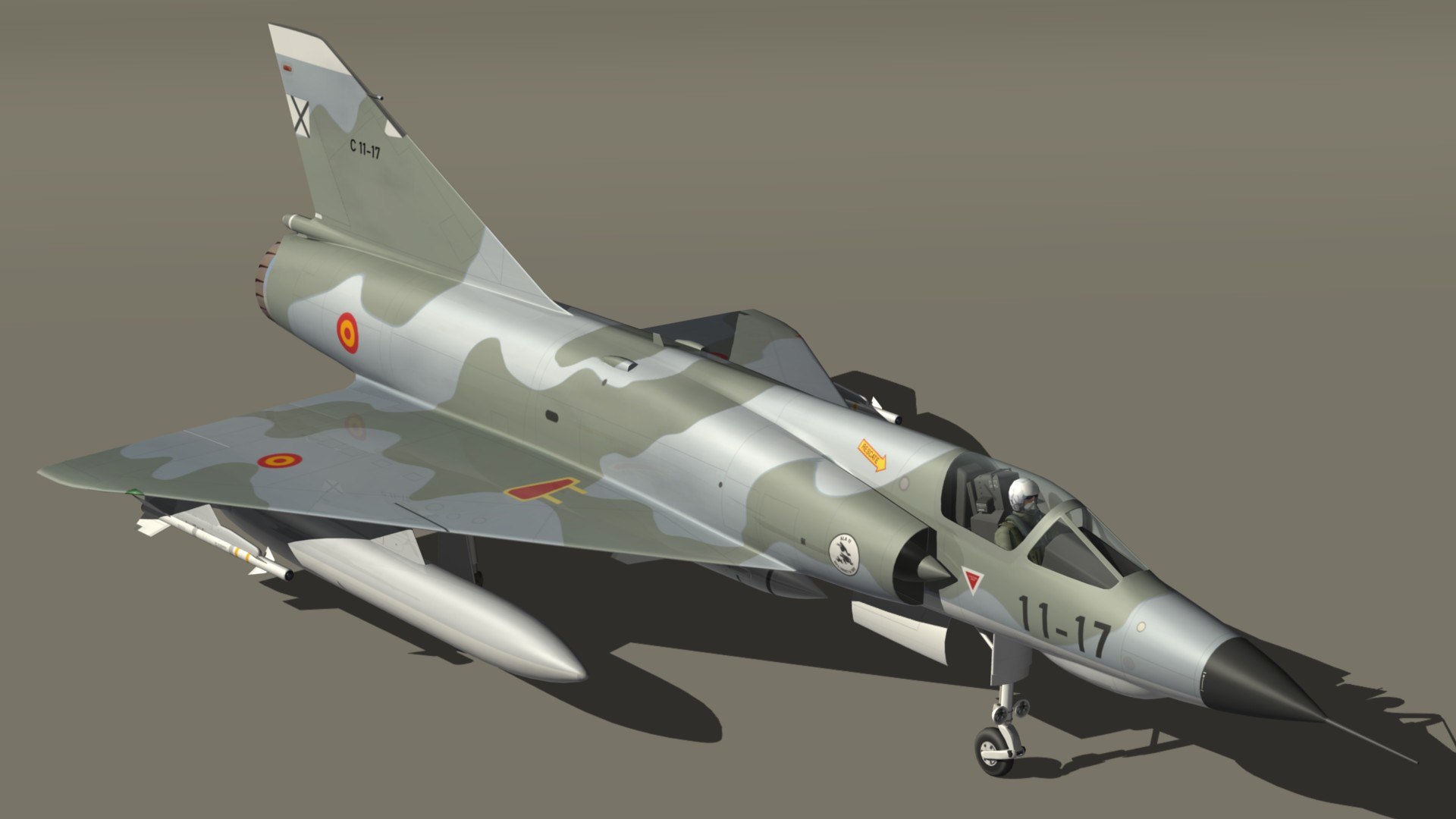 Dassault Mirage III 3D Model - TurboSquid 1832290