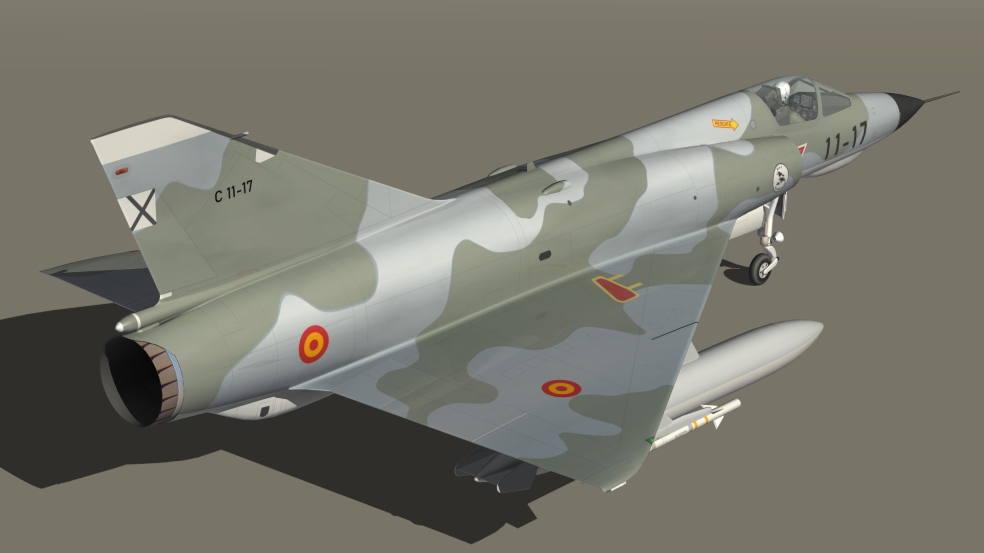 Dassault Mirage III 3D Model - TurboSquid 1832290