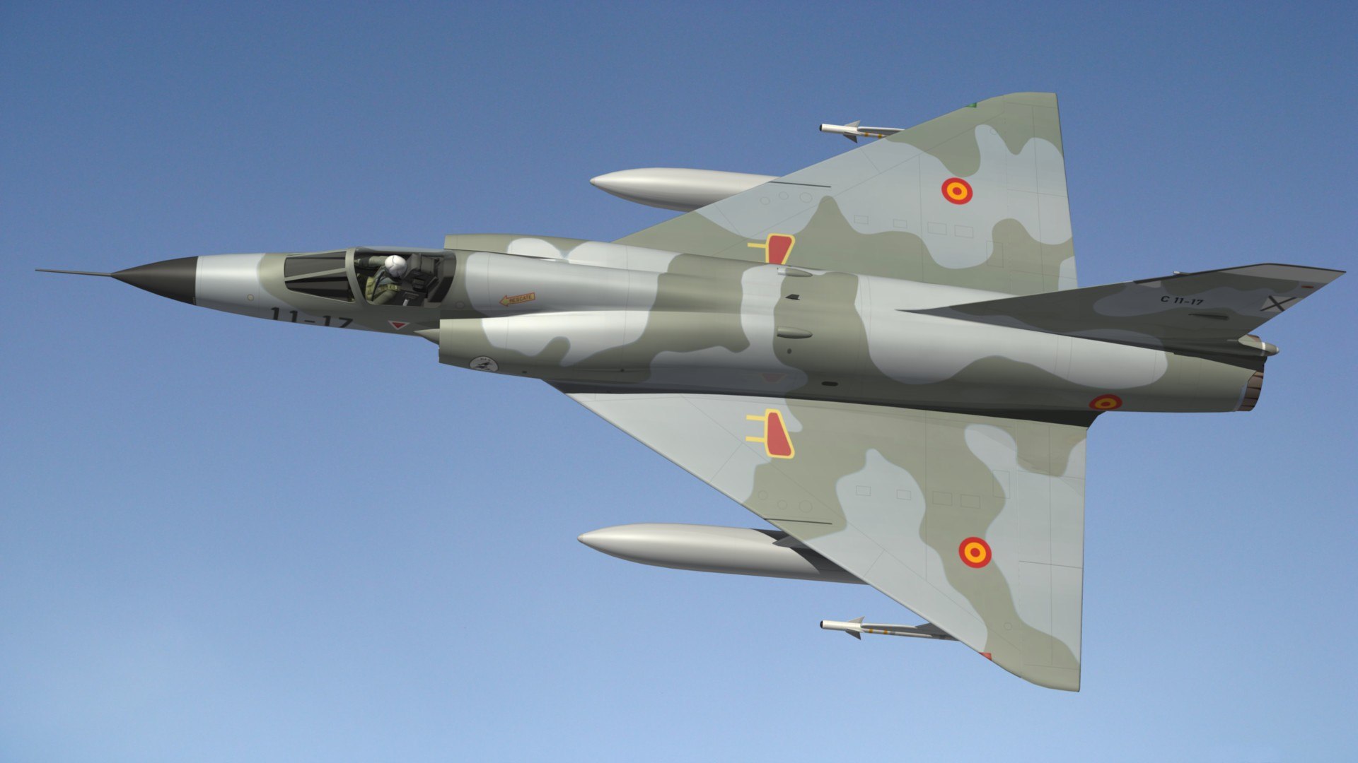 Dassault Mirage III 3D Model - TurboSquid 1832290